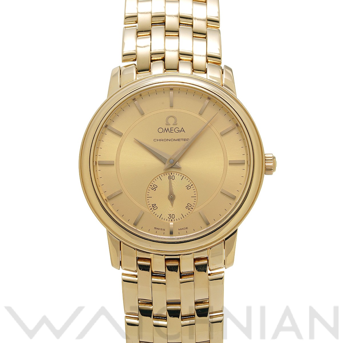 【楽天市場】【ローン60回払い無金利】【中古】 オメガ OMEGA デ・ヴィル プレステージ 4620.11 シャンパン メンズ 腕時計 ...