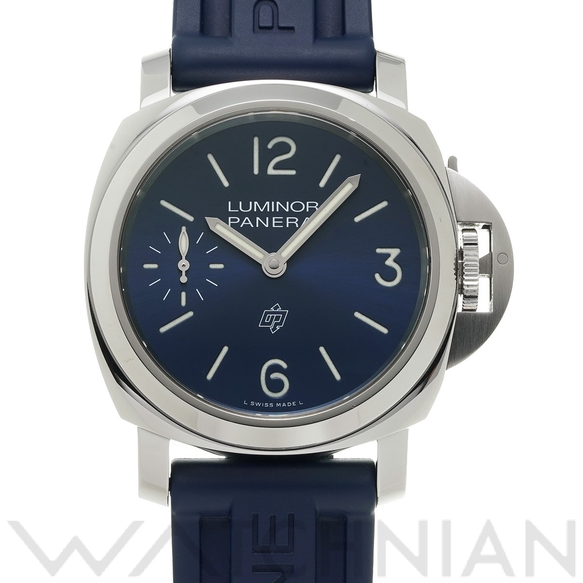 【楽天市場】【中古】 パネライ PANERAI ルミノール ブルーマーレ PAM01085 W番(2020年製造) ブルー メンズ 腕時計 ...