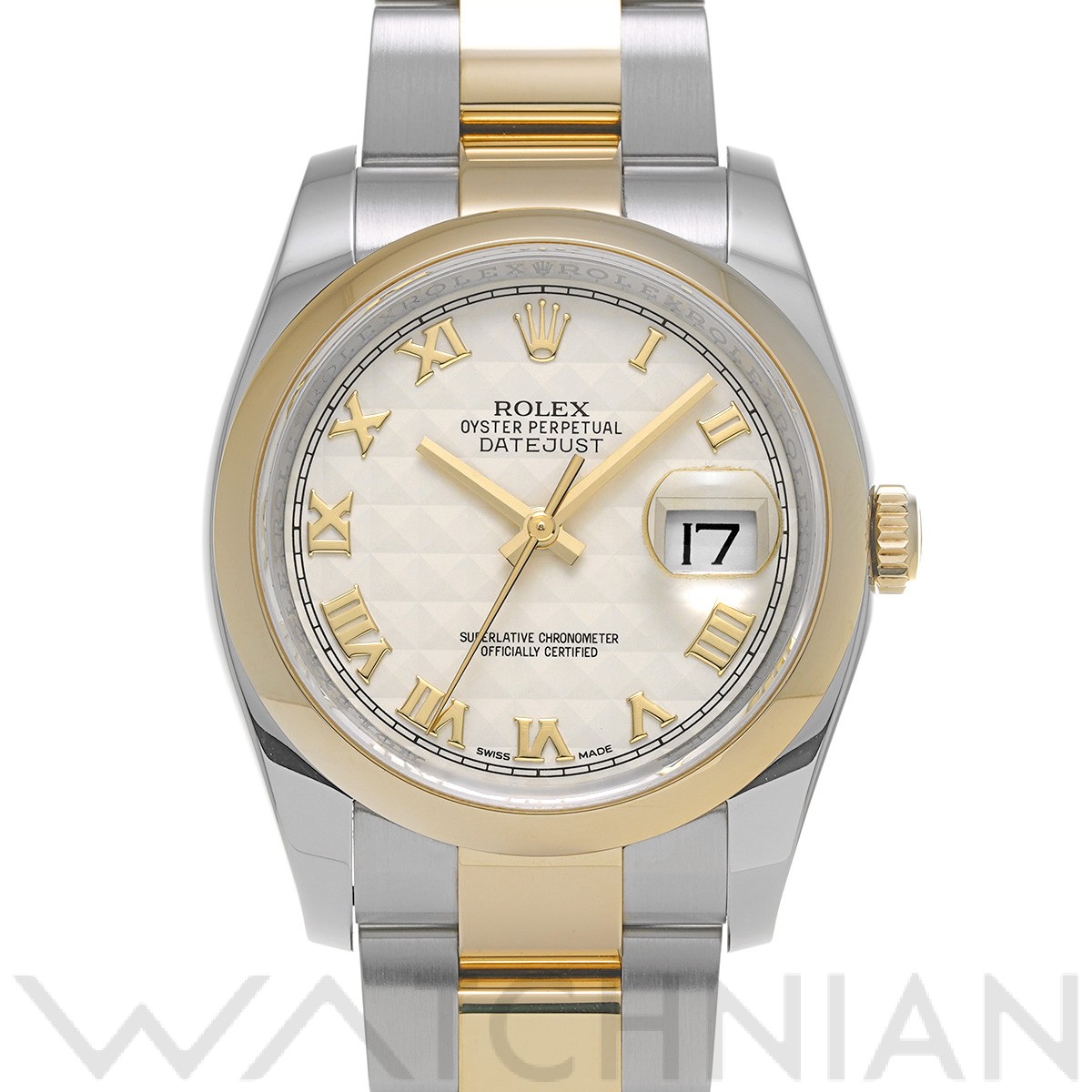 【楽天市場】ロレックス ROLEX デイトジャスト 36 116203 ランダムシリアル アイボリーピラミッド メンズ 腕時計 ロレックス ...