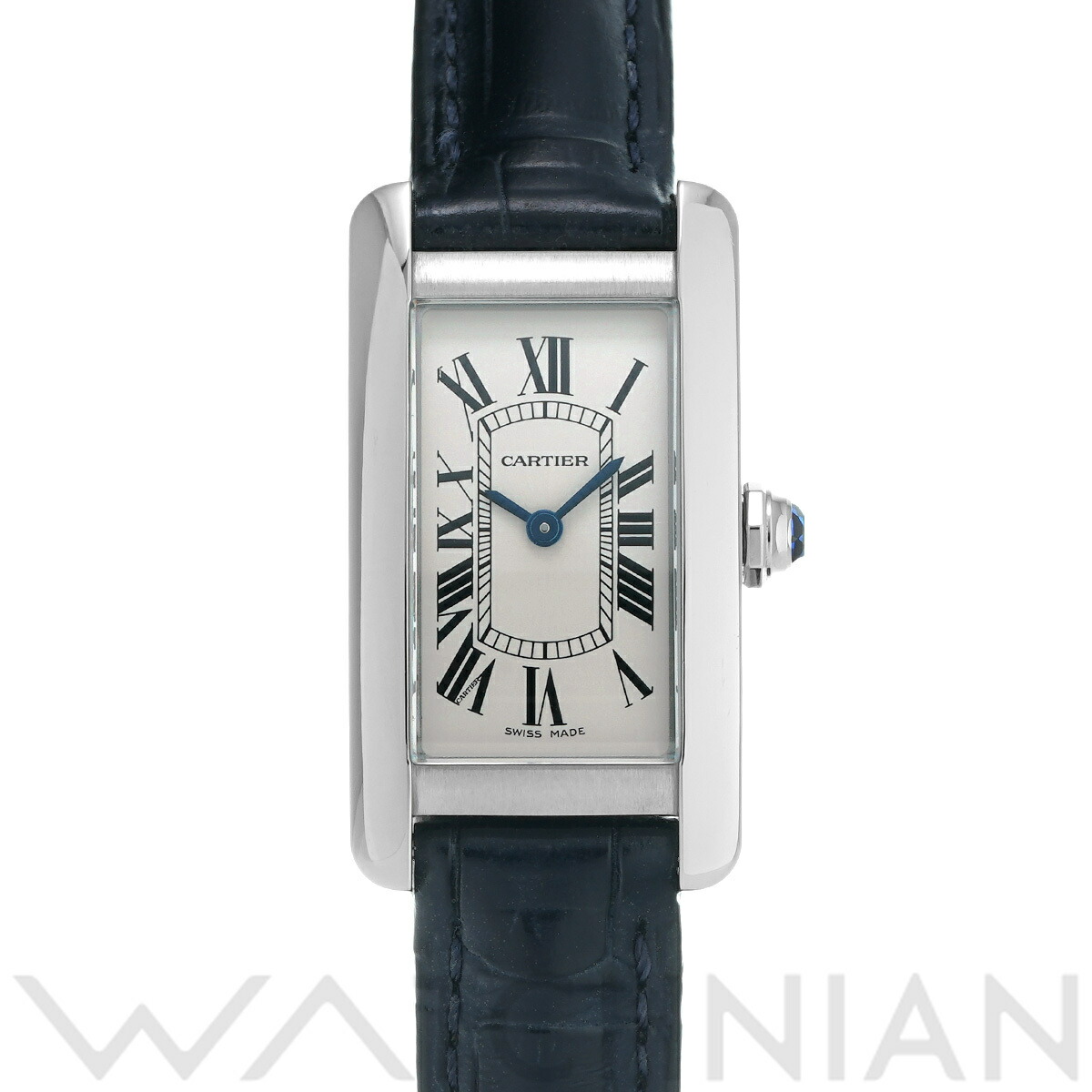 【楽天市場】【ローン60回払い無金利】【中古】 カルティエ CARTIER タンク アメリカン SM WSTA0016 シルバー レディース ...