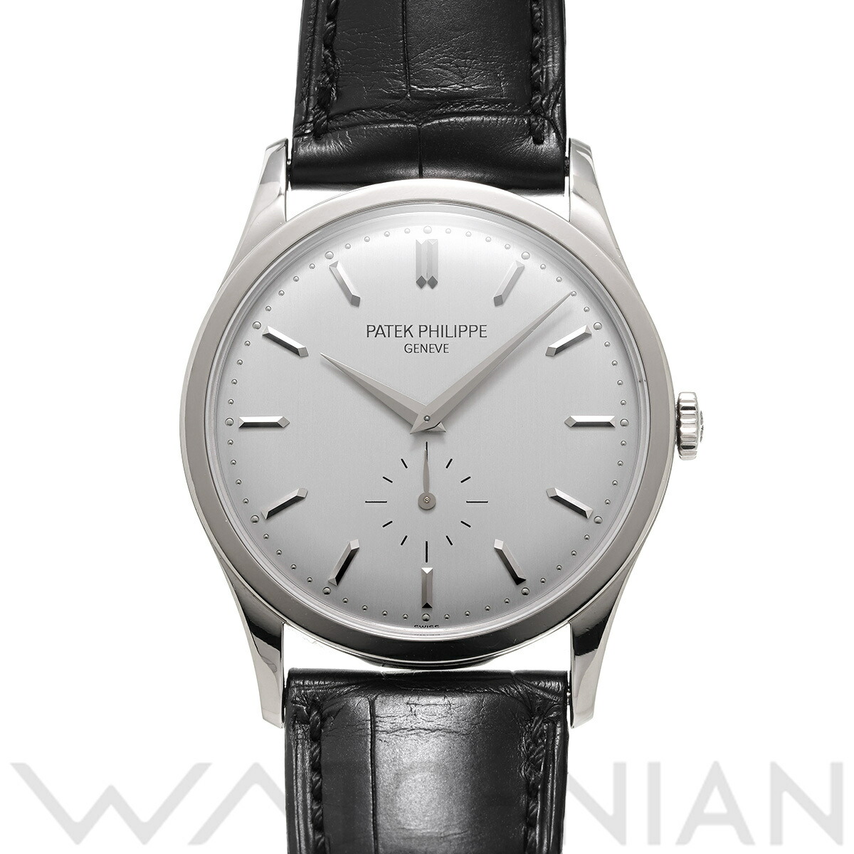 【楽天市場】【ローン60回払い無金利】【中古】 パテック フィリップ PATEK PHILIPPE カラトラバ 5196G-001 シルバー ...