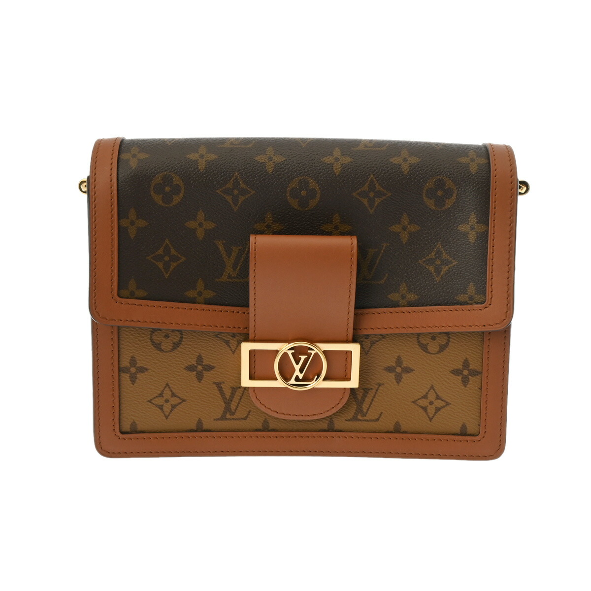 【楽天市場】【ローン60回払い無金利】【中古】 ルイ ヴィトン LOUIS VUITTON モノグラムリバース ドーフィーヌ MM 2WAY ...