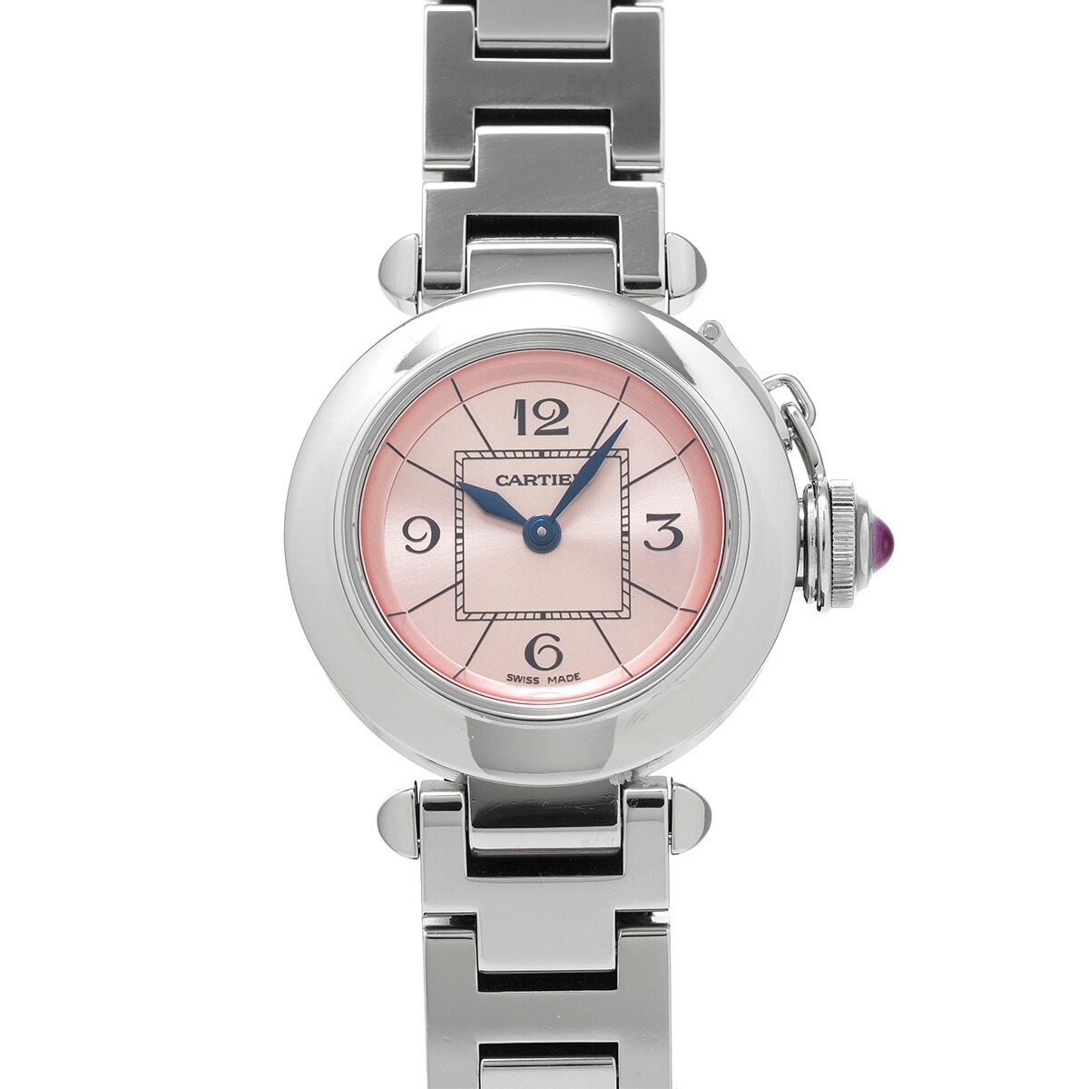 【楽天市場】カルティエ CARTIER ミスパシャ W3140008 ピンク レディース 腕時計 カルティエ 時計 高級腕時計 ブランド ...