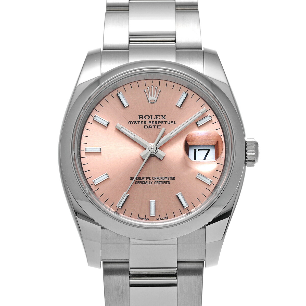 【楽天市場】ロレックス ROLEX オイスターパーペチュアル デイト 115200 ランダムシリアル ピンク メンズ 腕時計 ロレックス 時計 ...