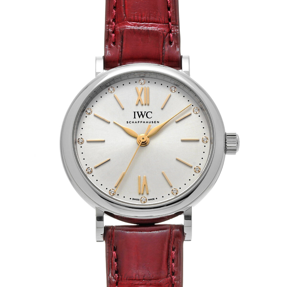 【楽天市場】インターナショナルウォッチカンパニー IWC ポートフィノ オートマティック 34 IW357403 シルバー/ダイヤモンド ...