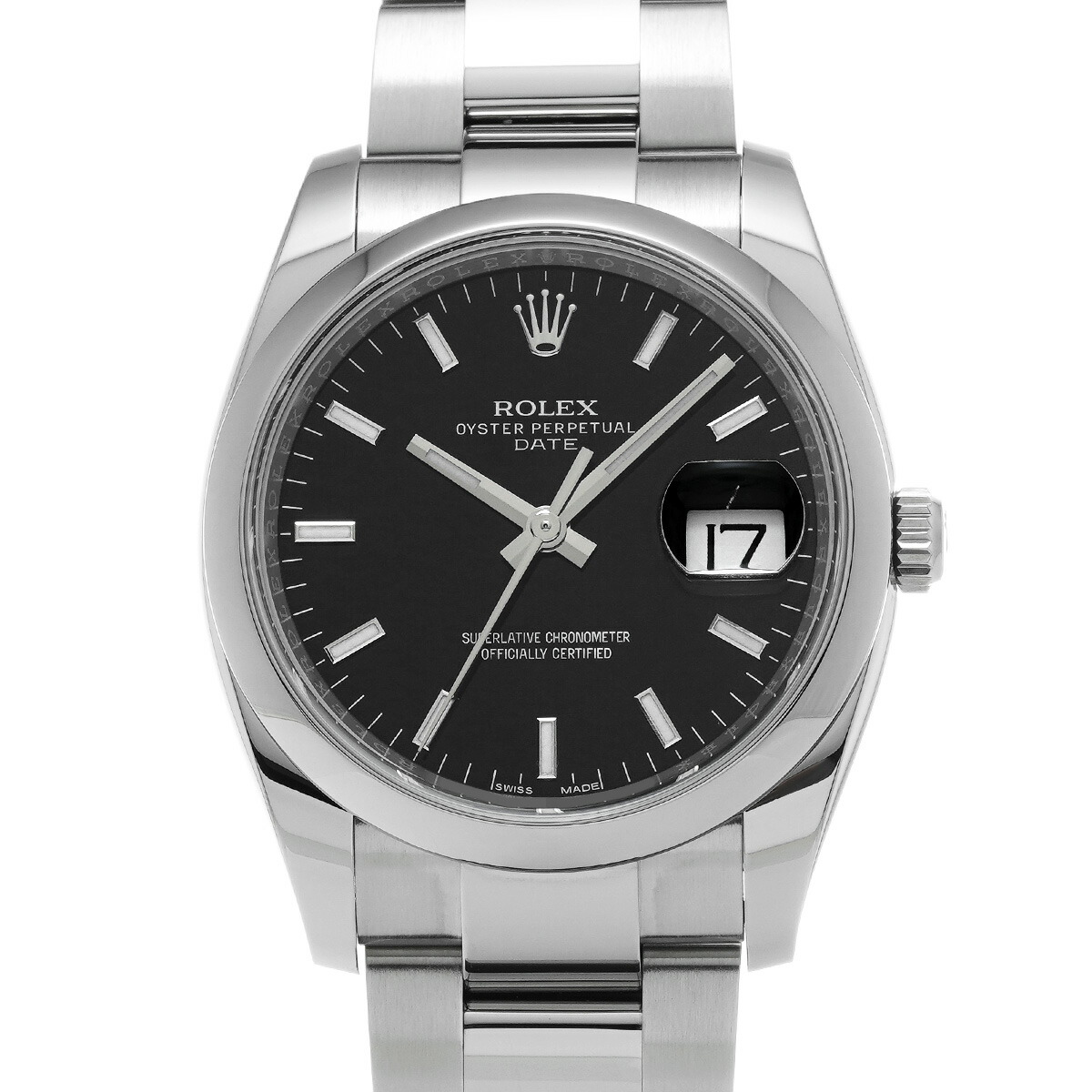 【楽天市場】ロレックス ROLEX オイスターパーペチュアル デイト 115200 ランダムシリアル ブラック メンズ 腕時計 ロレックス ...