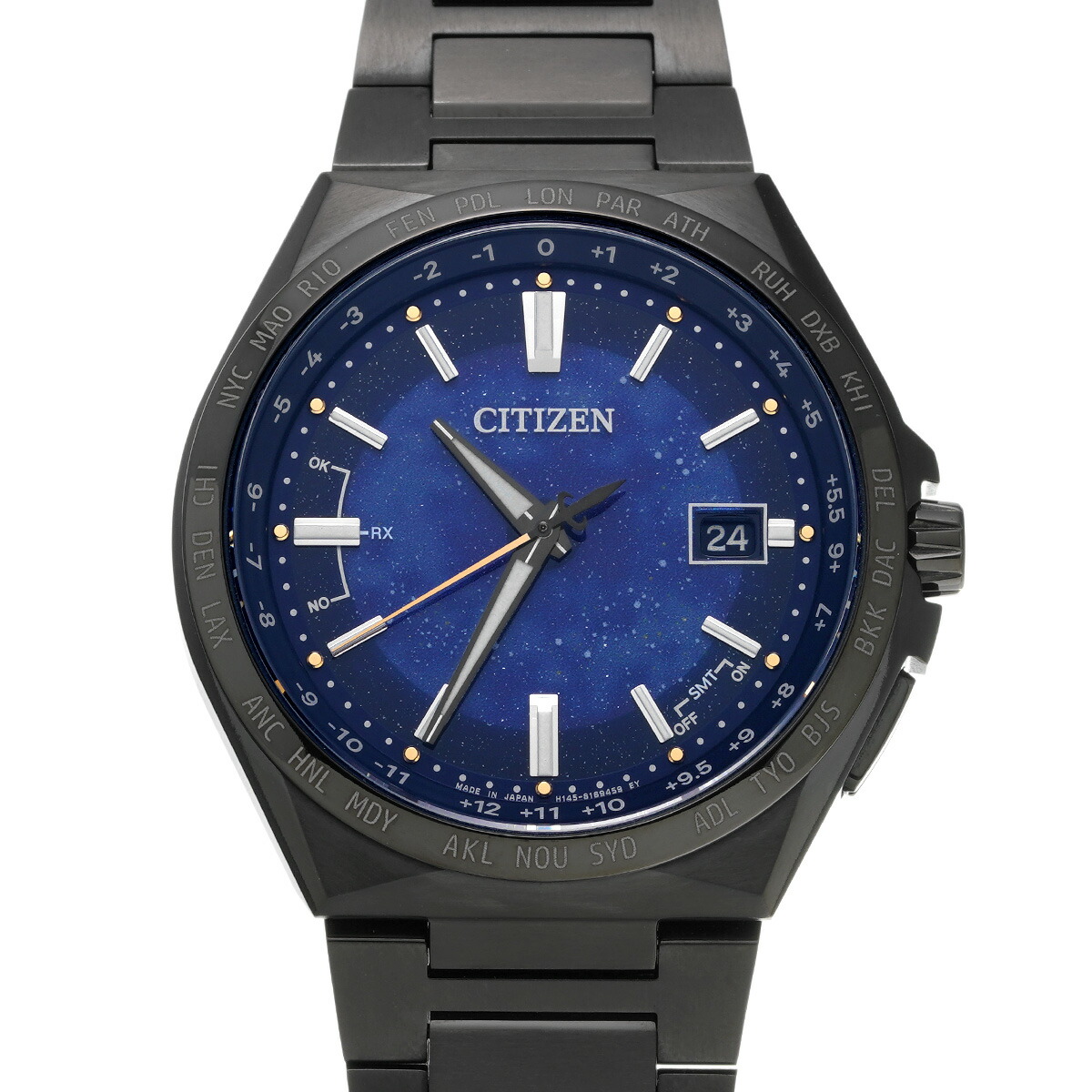 【楽天市場】シチズン CITIZEN アテッサ スーパーチタニウム CB0287-68L ブルー メンズ 腕時計 シチズン 時計 高級腕時計 ブランド 【ローン60回払い無金利】【中古 ...