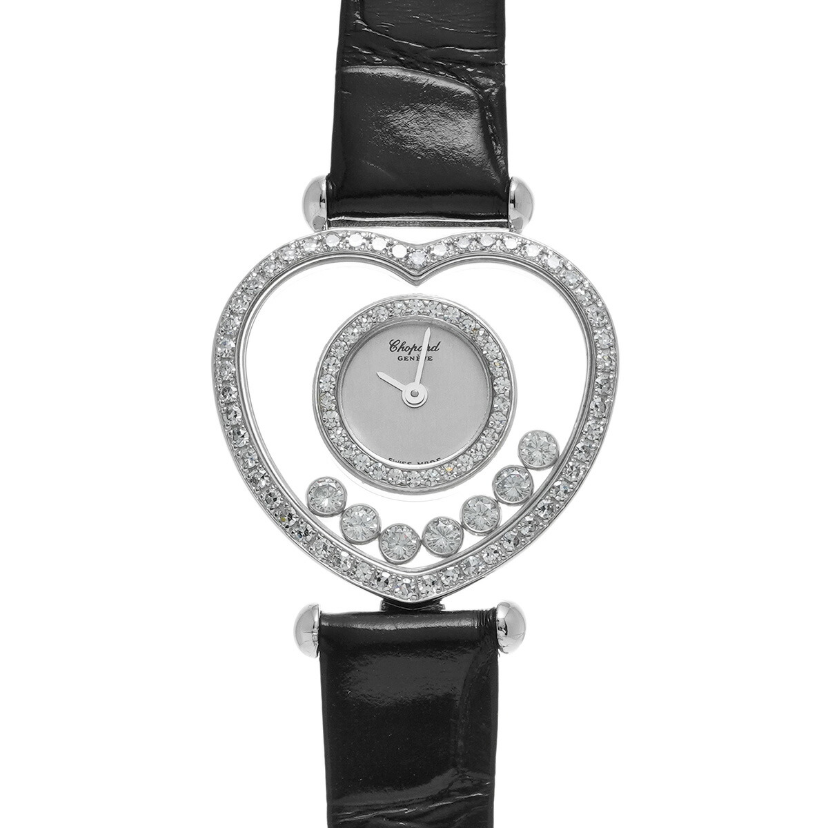 【楽天市場】ショパール Chopard ハッピーダイヤモンド ハート 20/4516-1001 シルバー/ムービングダイヤモンド レディース 腕時計 ショパール 時計 高級腕時計 ブランド ...