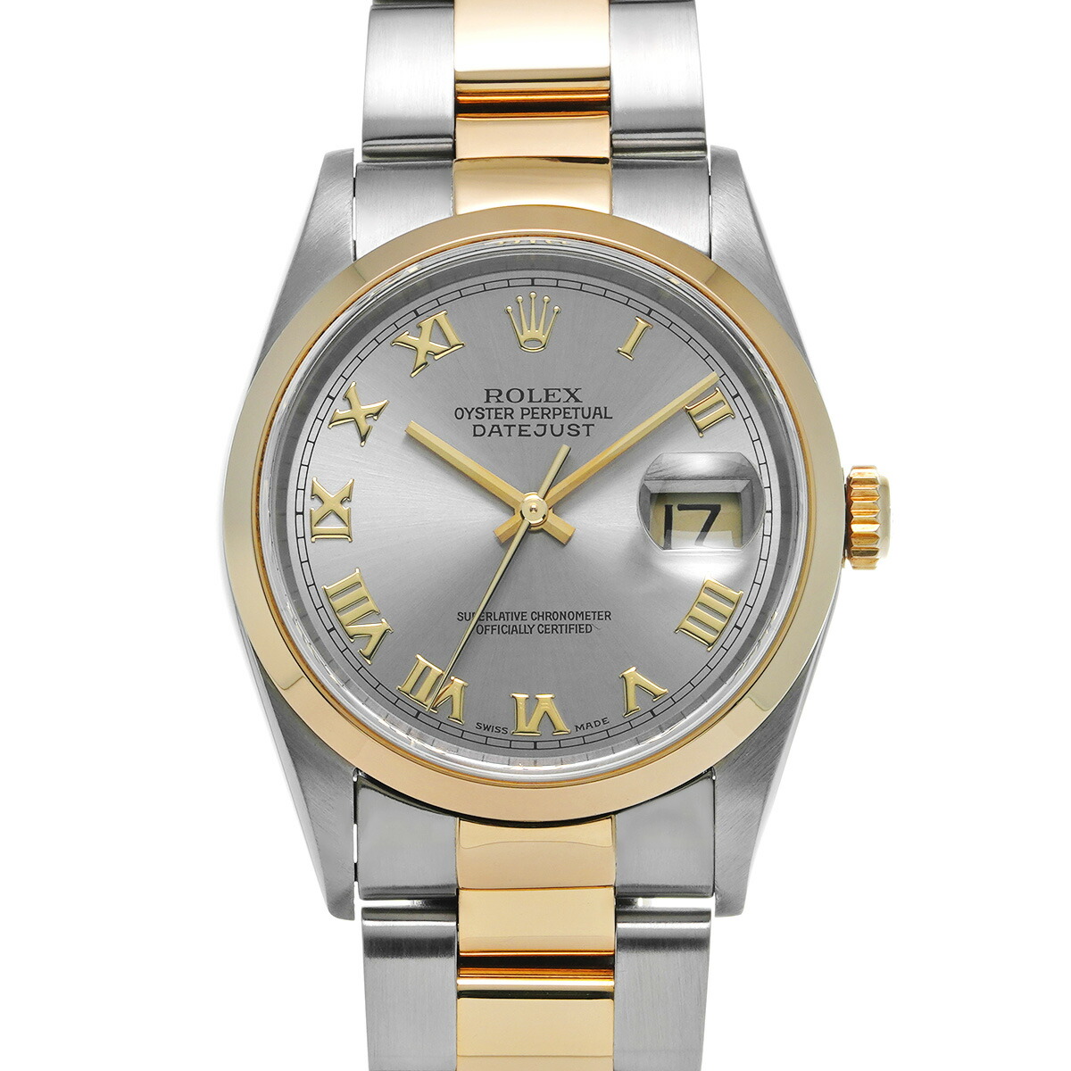 【楽天市場】ロレックス ROLEX デイトジャスト 16203 U番(1997年頃製造) グレー メンズ 腕時計 ロレックス 時計 高級腕時計 ...