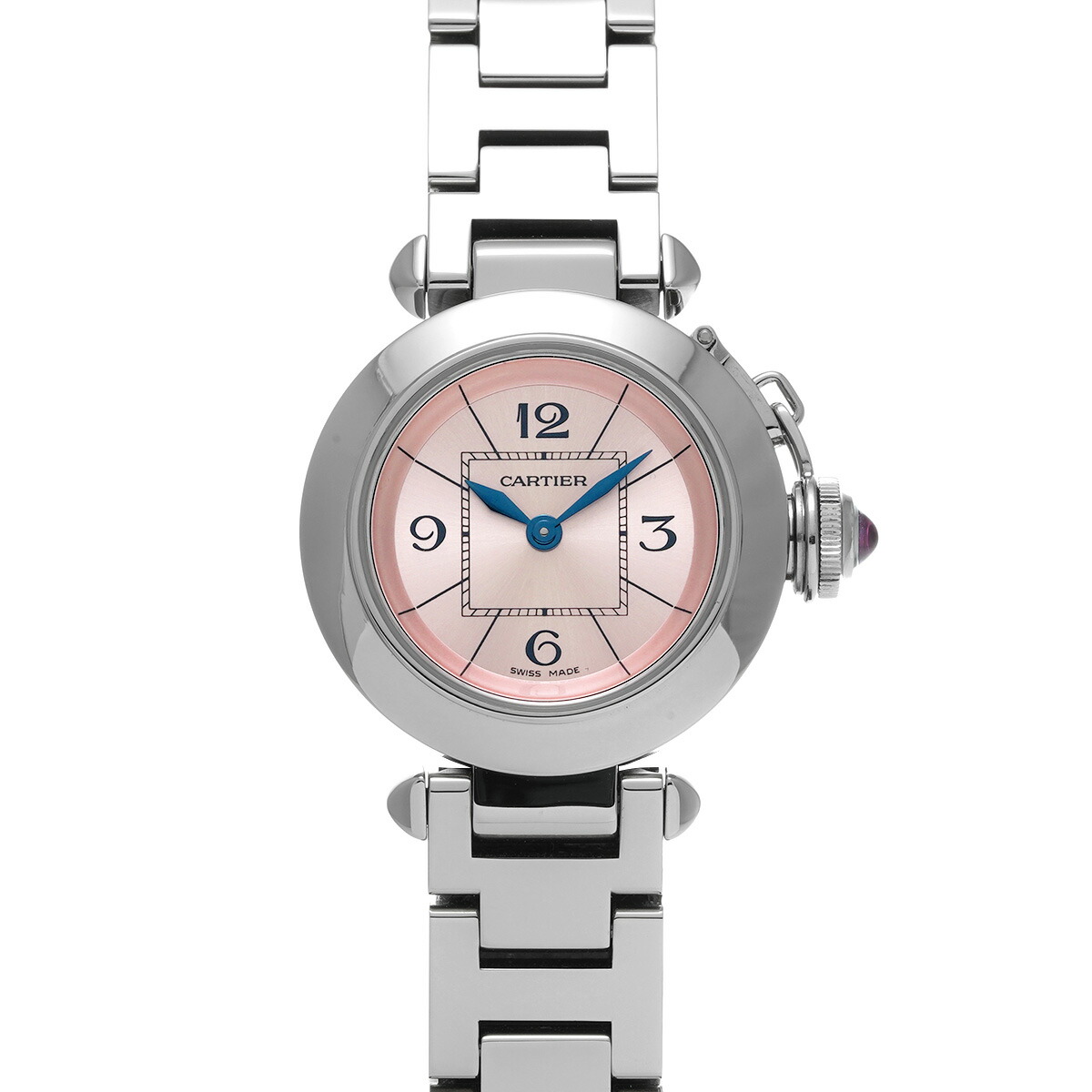 【楽天市場】カルティエ CARTIER ミスパシャ W3140008 ピンク レディース 腕時計 カルティエ 時計 高級腕時計 ブランド ...