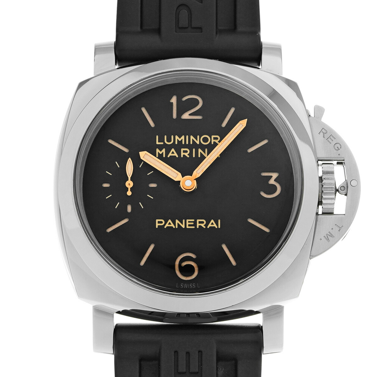【楽天市場】パネライ PANERAI ルミノールマリーナ 1950 3デイズ アッチャイオ PAM00422 U番(2018年製造) ブラック ...