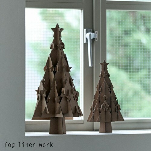 【楽天市場】fog linen work(フォグリネンワーク)ペーパークラフト クリスマスツリー（S）（M） / PAPERCRAFT ...