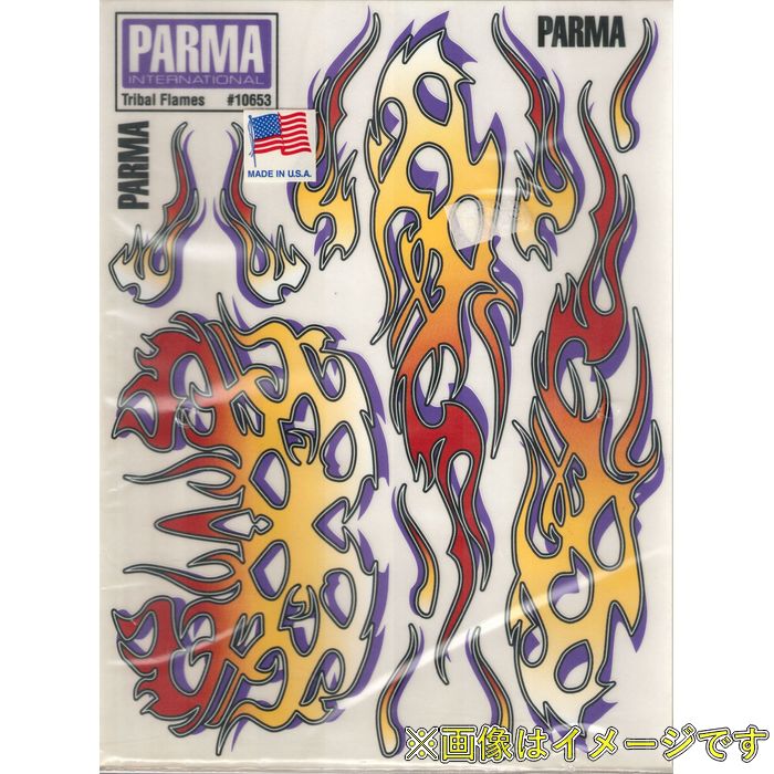 【楽天市場】PARMA/PSE 10653 1/10デカール Tribal Flames：イリジョン