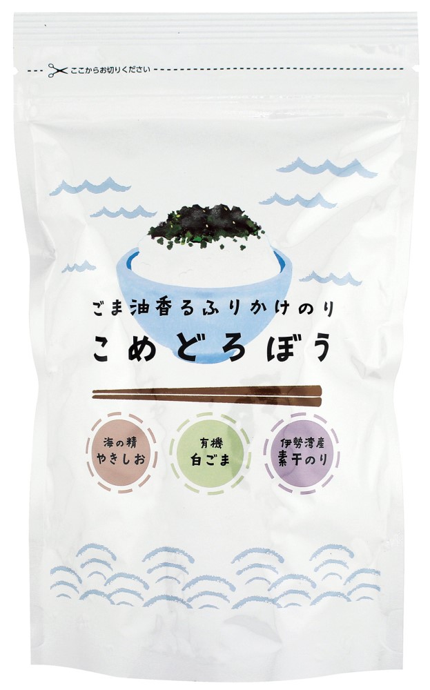 【楽天市場】【7/4～11限定最大400offクーポン】 みえぎょれん ごま油香る ふりかけのり こめどろぼう 30g：IRODORI（旧 彩食健美）