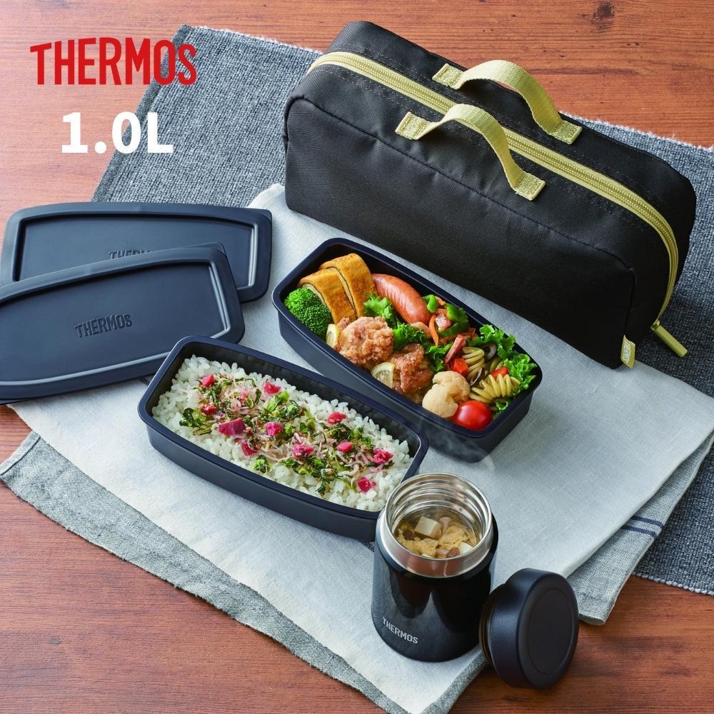 【楽天市場】サーモス 真空断熱スープランチセット JEA-1001 SMB 保温 保冷 スープジャー 弁当箱 200ml 電子レンジ ポーチ ランチバッグ ステンレス ランチ 弁当 ポーチ付き ...