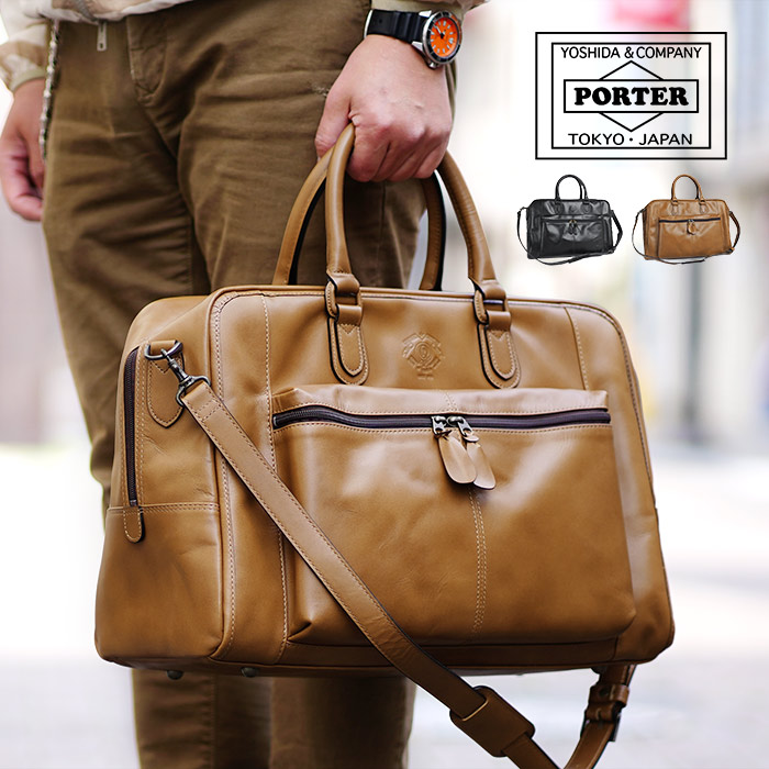 【楽天市場】ポーター セルビーノ 2WAYボストンバッグ 088-02857 吉田カバン PORTER 日本製 メンズ レディース CERVINO レザー 本革：いろはみせ～バッグと財布のお店～