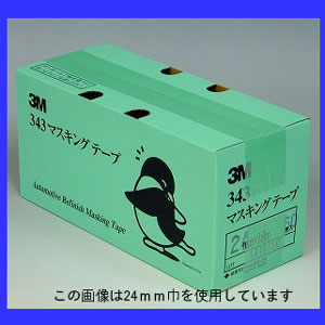 【楽天市場】【3M マスキングテープ】3M 343/マスキングテープ/50mm 18m 1箱 20巻入り：色めき