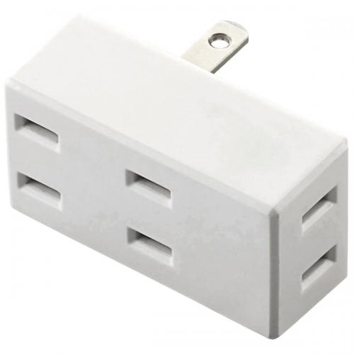 【楽天市場】ELECOM T-TR02-2300WH フロントタップ/3個口/ホワイト：ISダイレクト楽天市場店