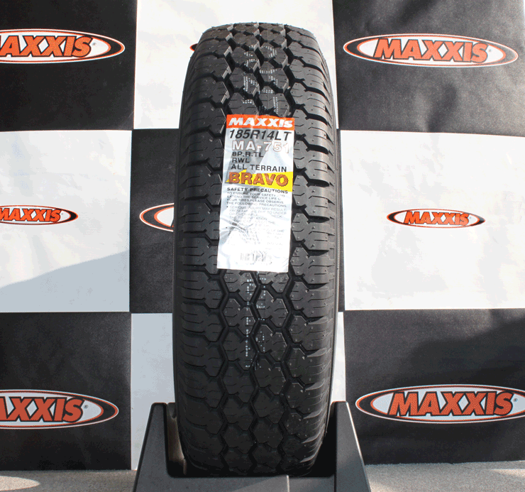 【楽天市場】【★個人様宛は別途送料！】MAXXIS マキシス MA-751 185R14LT 102/100N 8PR ホワイトレタータイヤ ...