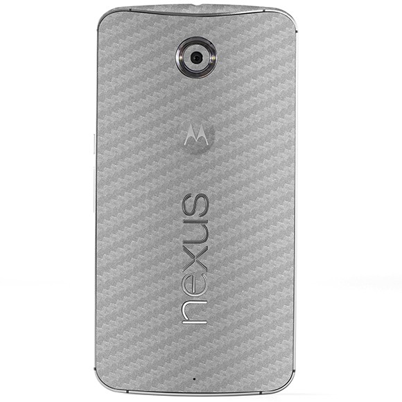 【楽天市場】Google Nexus6 ケースより外観を美しく上品に！【Google Nexus6 プレミアムスキンシール カーボンタイプ】【カーボンシルバー】【Y!mobile/ワイモバイル ...