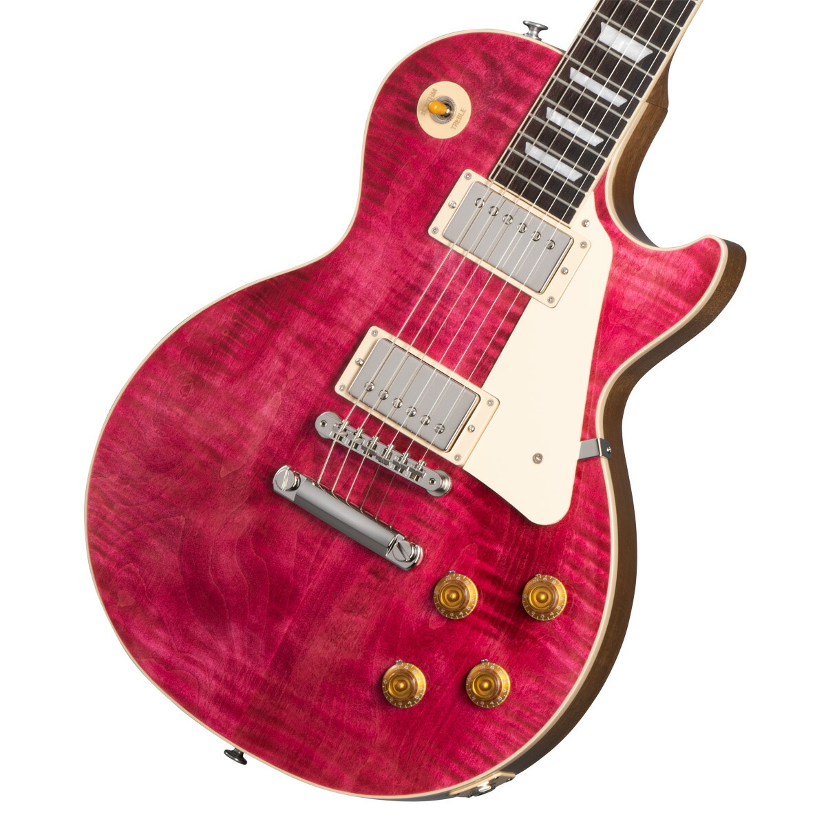 【楽天市場】Gibson USA / Les Paul Standard 50s Figured Top Translucent Fuchsia [Custom Color Series ...