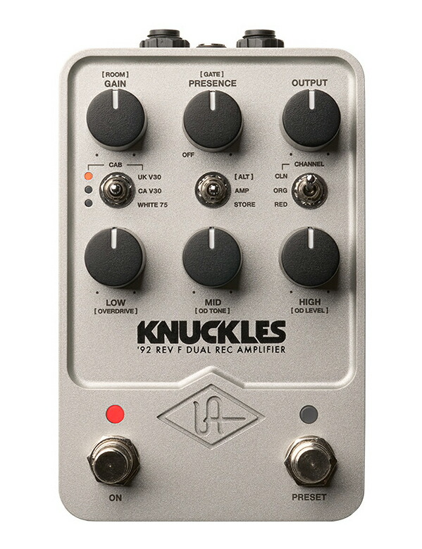【楽天市場】【期間限定特別価格】Universal Audio / UAFX Knuckles '92 Rev F Dual Rec ...