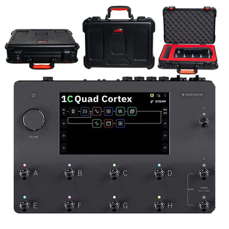 【楽天市場】Neural DSP / Quad Cortex + QUAD CORTEX専用Gator製ハードケース GTSA-GTR-QC1 同時購入セット マルチエフェクター クアッドコー ...