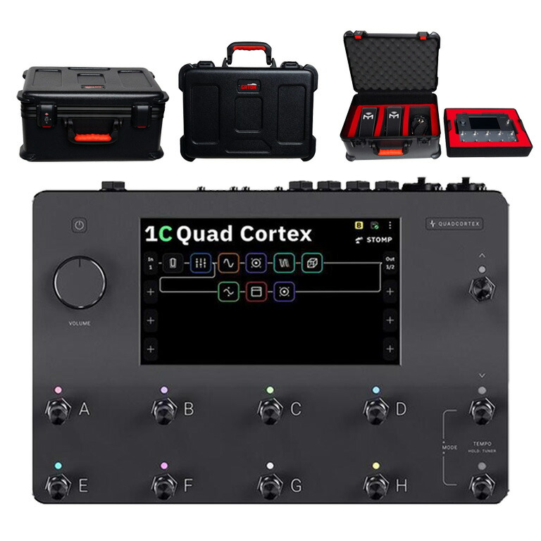 【楽天市場】Neural DSP / Quad Cortex + QUAD CORTEX専用Gator製ハードケース GTSA-GTR ...