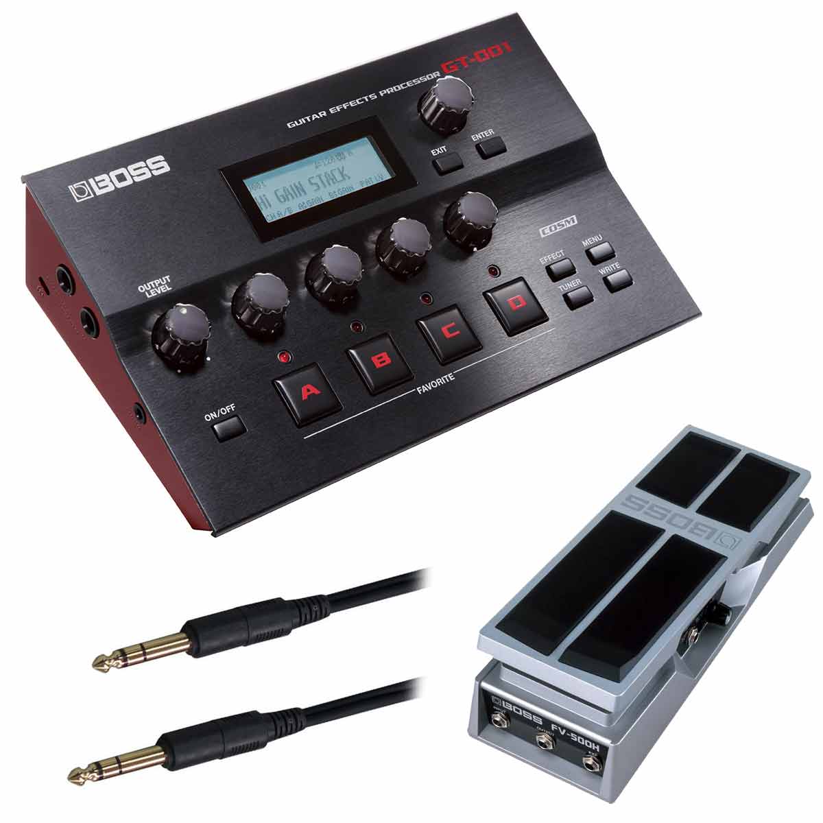 【楽天市場】BOSS / GT-001 Guitar Effects Processor 【FV-500H純正オプションペダルセット】ボス ...