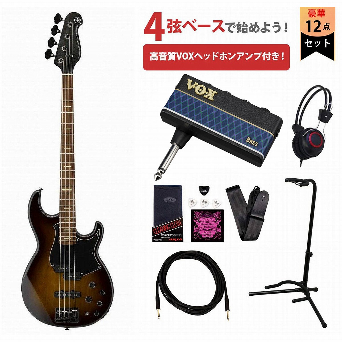 【楽天市場】YAMAHA / BB734A ダークコーヒーサンバースト(DCS) BB700 Series Broad Bass VOX ...