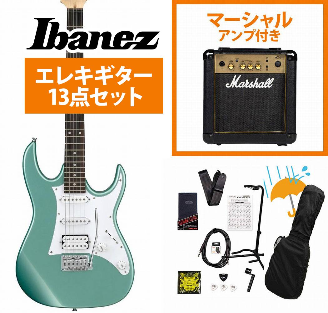 【楽天市場】Ibanez / Gio GRX40-MGN (Metallic Light Green) 入門用 Marshall MG10 ...