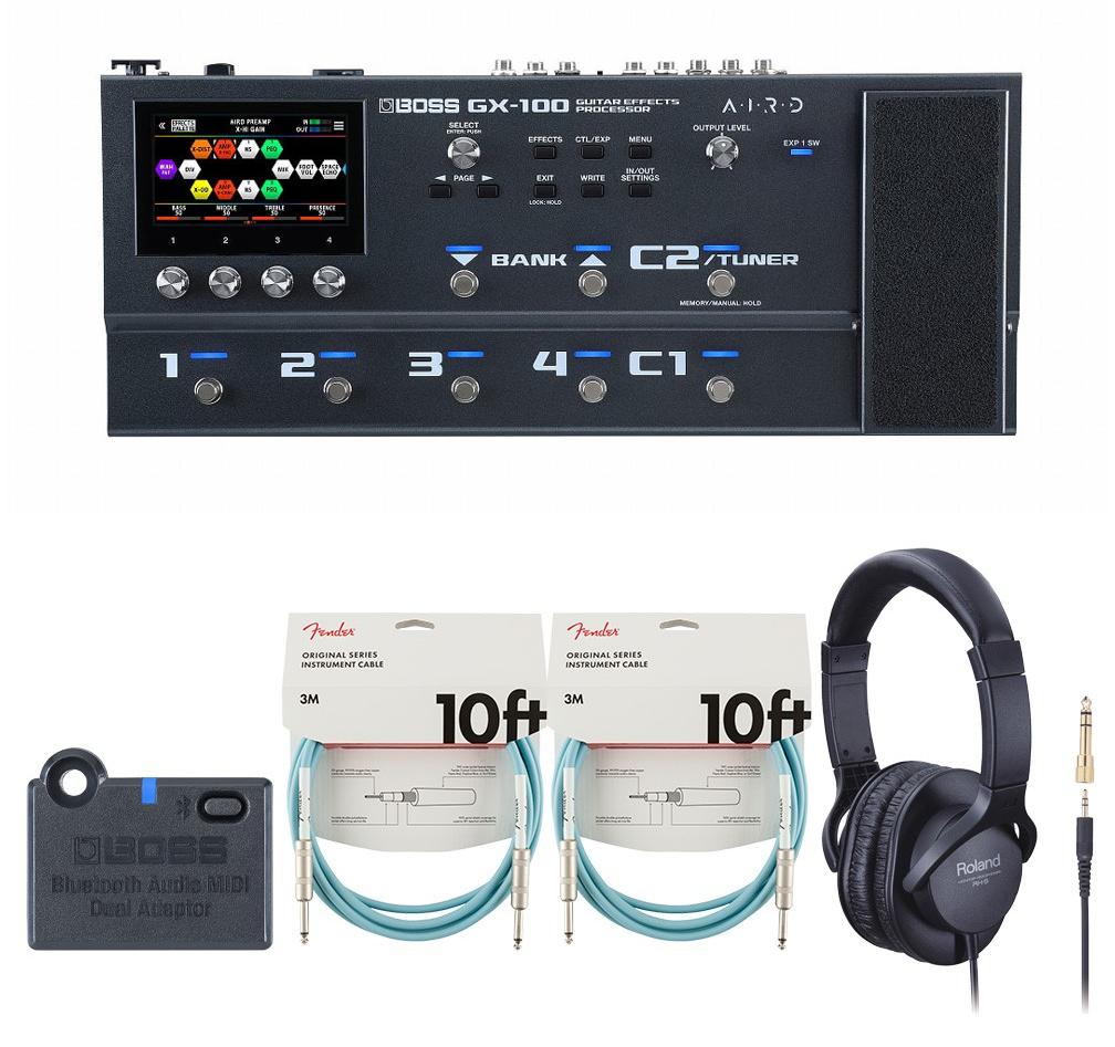 【楽天市場】BOSS / GX-100 Guitar Effects Processor ボス マルチエフェクター[BT-DUAL + 周辺機器アイテム同時購入セット] フェンダー ケーブル ...