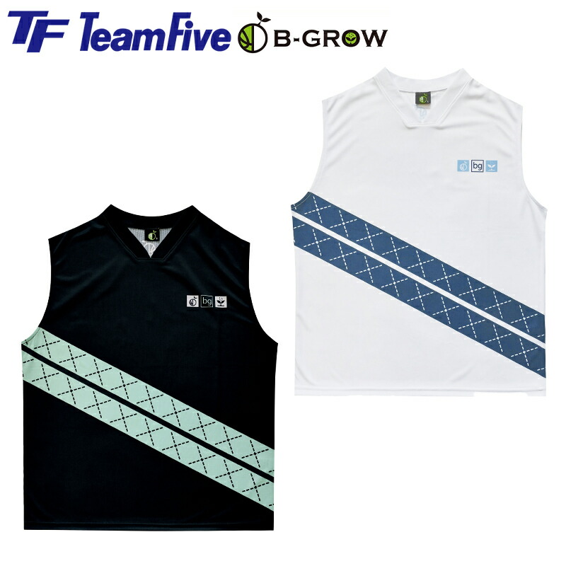 【楽天市場】TeamFive チームファイブ B-GROW CONCEPT SLEEVELESS BPV-02SU ブラック ホワイト メンズ BPV-0207SU BPV-0208SU S ...