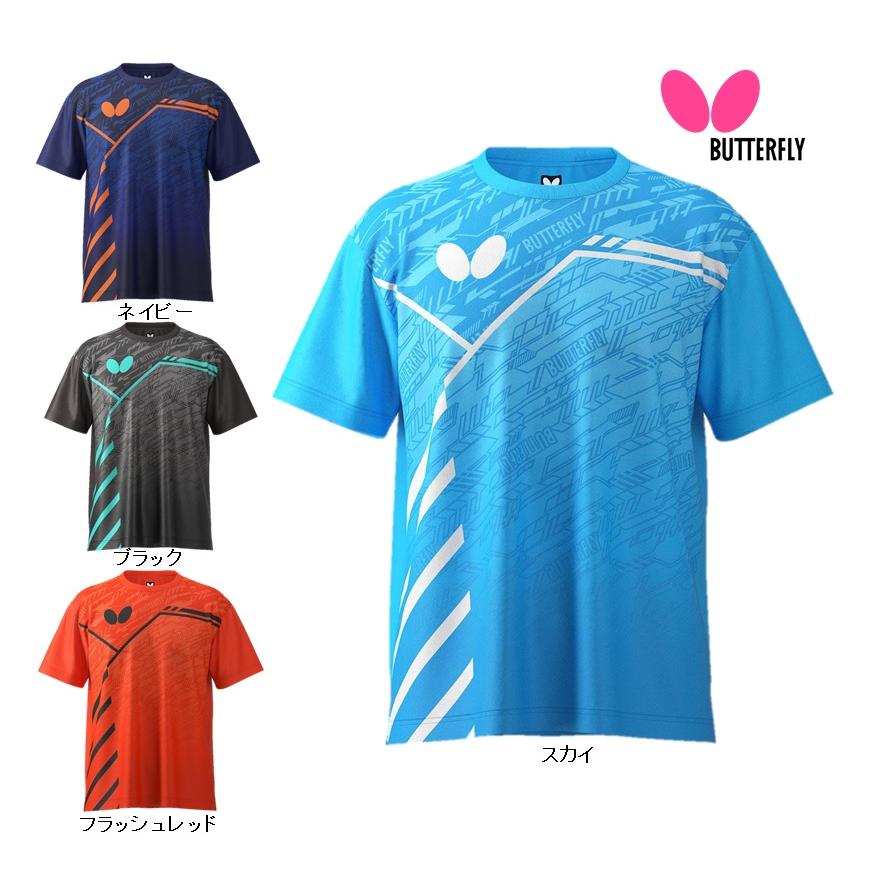 【楽天市場】【在庫僅か】BUTTERFLY バタフライ レクート・Tシャツ 46790 卓球練習着：卓球専門店いしかわスポーツ