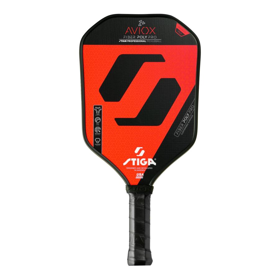 【楽天市場】STIGA スティガ Pickleball Paddle Aviox Fiber Poly Pro Red アビオックス ...