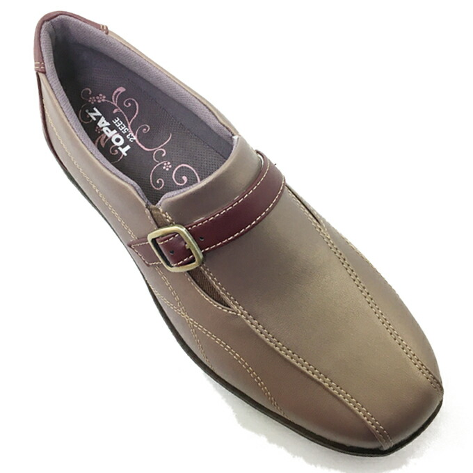 【楽天市場】ウォーキングシューズ TOPAZ トパーズ TZ-2404 世界長 レディース 靴 カジュアル ウォーキング コンフォート ソフト合皮 幅広 3E 軽量 防滑ソール 低反発 女性 ...