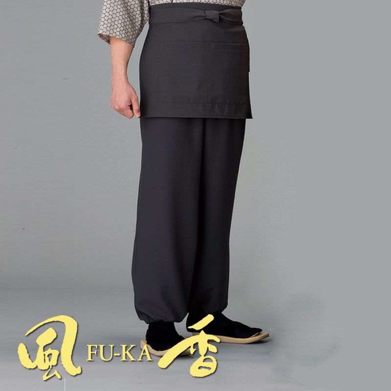 【楽天市場】飲食店ユニフォーム 和風パンツ(グレー) [男女兼用] SP-5517 和 モダン 本格的 和風 和装 着物 お土産 和食 旅館 ...