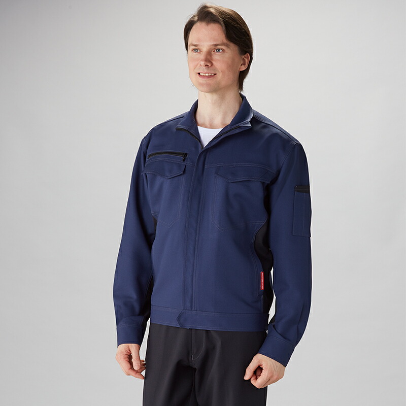 【楽天市場】作業服 エコ製品制電ストレッチジャンバー 秋冬用 【SS～EL】[男女兼用] 83800 自重堂 Jichodo 制服百科 作業着 ワークウェア ワークユニフォーム：ユニフォームいしまる