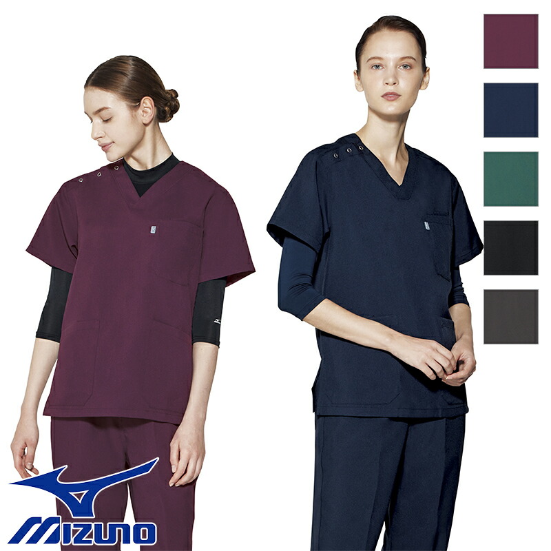 【楽天市場】白衣 ナースウェア スクラブ MZ-0021 ユニセックス 男女兼用 mizuno ミズノ 医療白衣 看護師 クリニック ユニフォーム：バートル作業ユニフォームいしまる