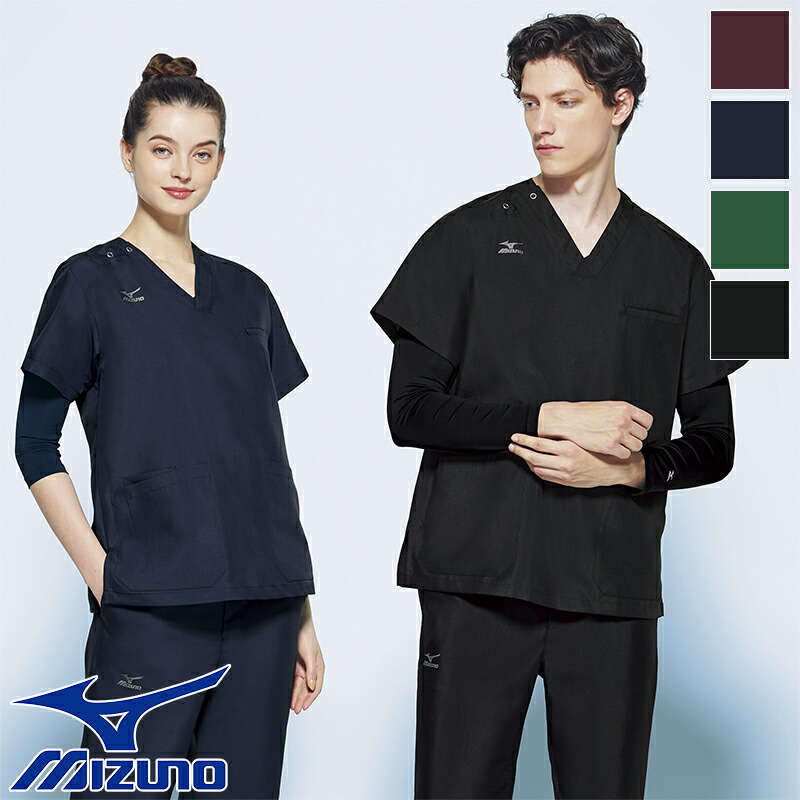【楽天市場】白衣 スクラブ [男女兼用] MZ-0231 mizuno ミズノ ナースウェア 医療白衣 看護師 クリニック ユニフォーム 制服：バートル作業ユニフォームいしまる