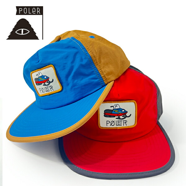 【楽天市場】POLER(ポーラー)WELLSY HAT BLUE/REDキャップ 帽子 cap アウトドア キャンプ スケートボード スケーター：iS OLLiES 楽天市場店