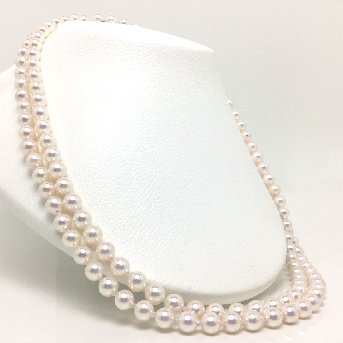 【楽天市場】真珠 ネックレス パール アコヤ真珠 ロング 7.5-8.0mm ホワイト系ホワイトピンク シルバー クラスプ 79269 イソワ ...