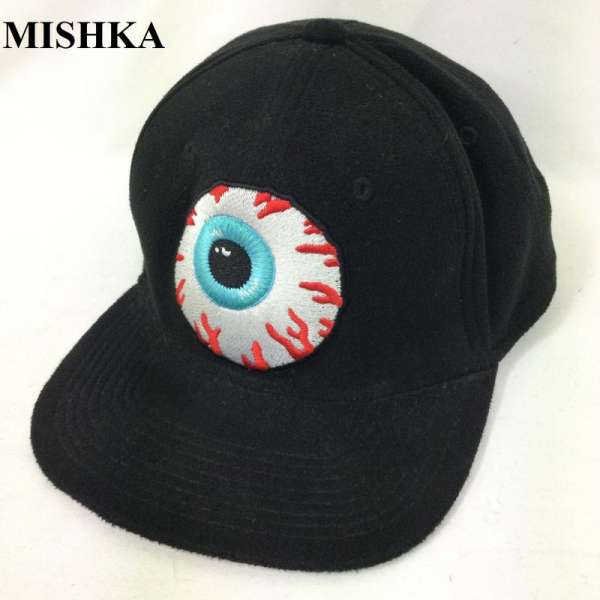 【楽天市場】MISHKA ミシカ キャップ 帽子 Cap MISHKA ミシカ フリース 素材 キャップ 帽子 目玉 EYE 刺繍 ロゴ ...