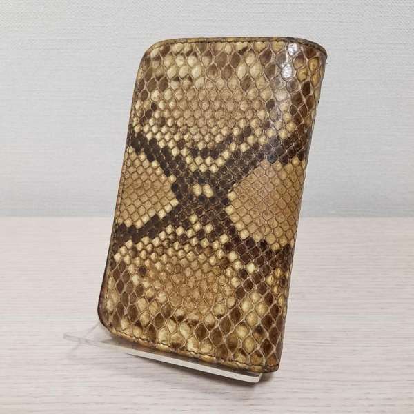 【楽天市場】ALZUNI アルズニ 二つ折り 財布 Wallet Bi-Fold Wallet, Billfold Wallet パイソン 2 ...