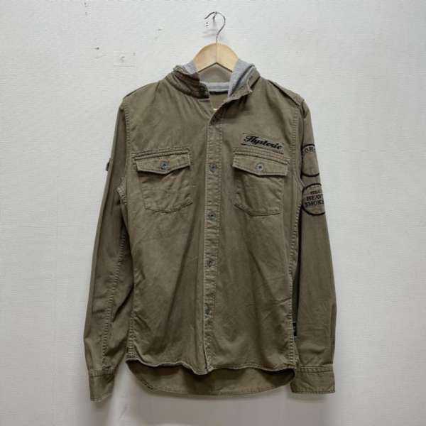 【楽天市場】HYSTERIC GLAMOUR ヒステリックグラマー 長袖 シャツ、ブラウス Shirt, Blouse ミリタリー シャツ ...