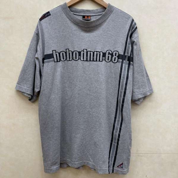 【楽天市場】USED 古着 半袖 Tシャツ T Shirt HOBO DNM ホーボーデニム ロゴ刺繍 Tシャツ【USED】【古着】【中古】10086937：ドンドンダウンIS