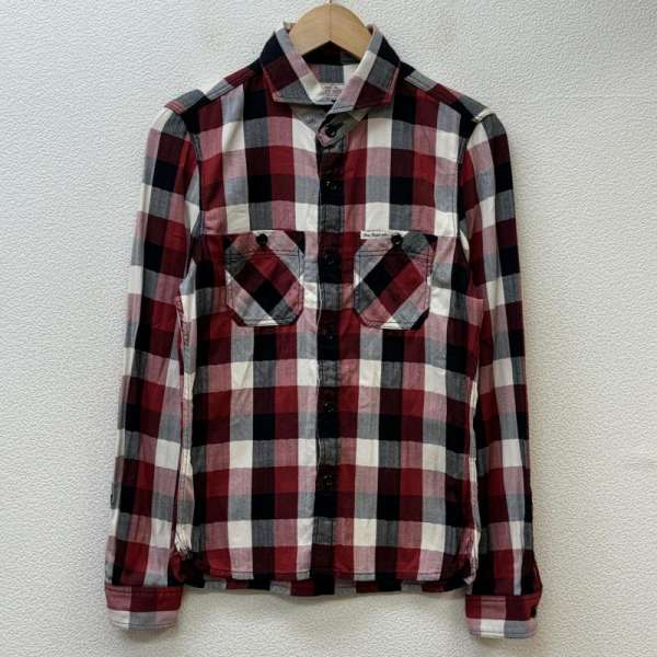 【楽天市場】The Flat Head ザ・フラットヘッド 長袖 シャツ、ブラウス Shirt, Blouse チェック柄 カッタウェイ ...
