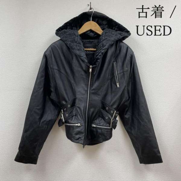 【楽天市場】USED 古着 レザージャケット ジャケット、上着 Jacket 変形デザイン レザー ブルゾン ボンバージャケット ベルト付き ...