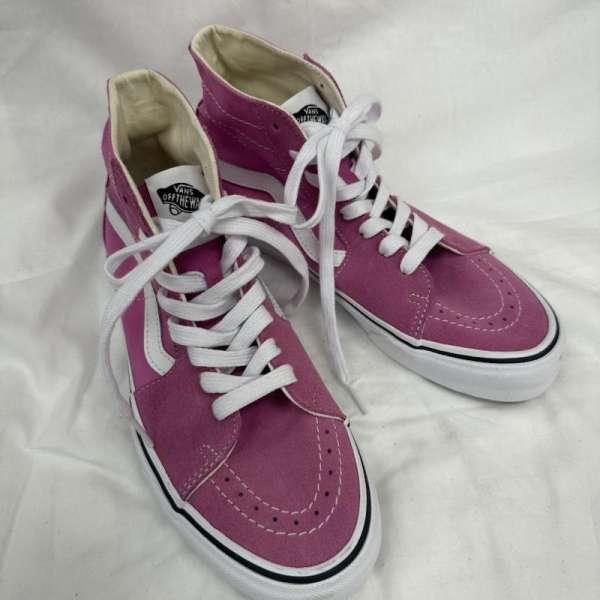 【楽天市場】VANS バンズ スニーカー スニーカー Sneakers 751505 SK8-HI TAPERED PINK スケート ハイ ...