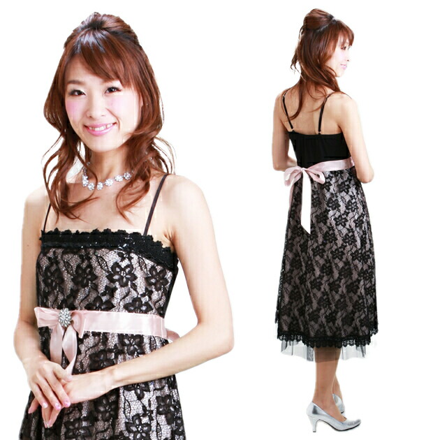 楽天市場】フォーマルドレス レンタル 結婚式 【17号 黒 ワンピース